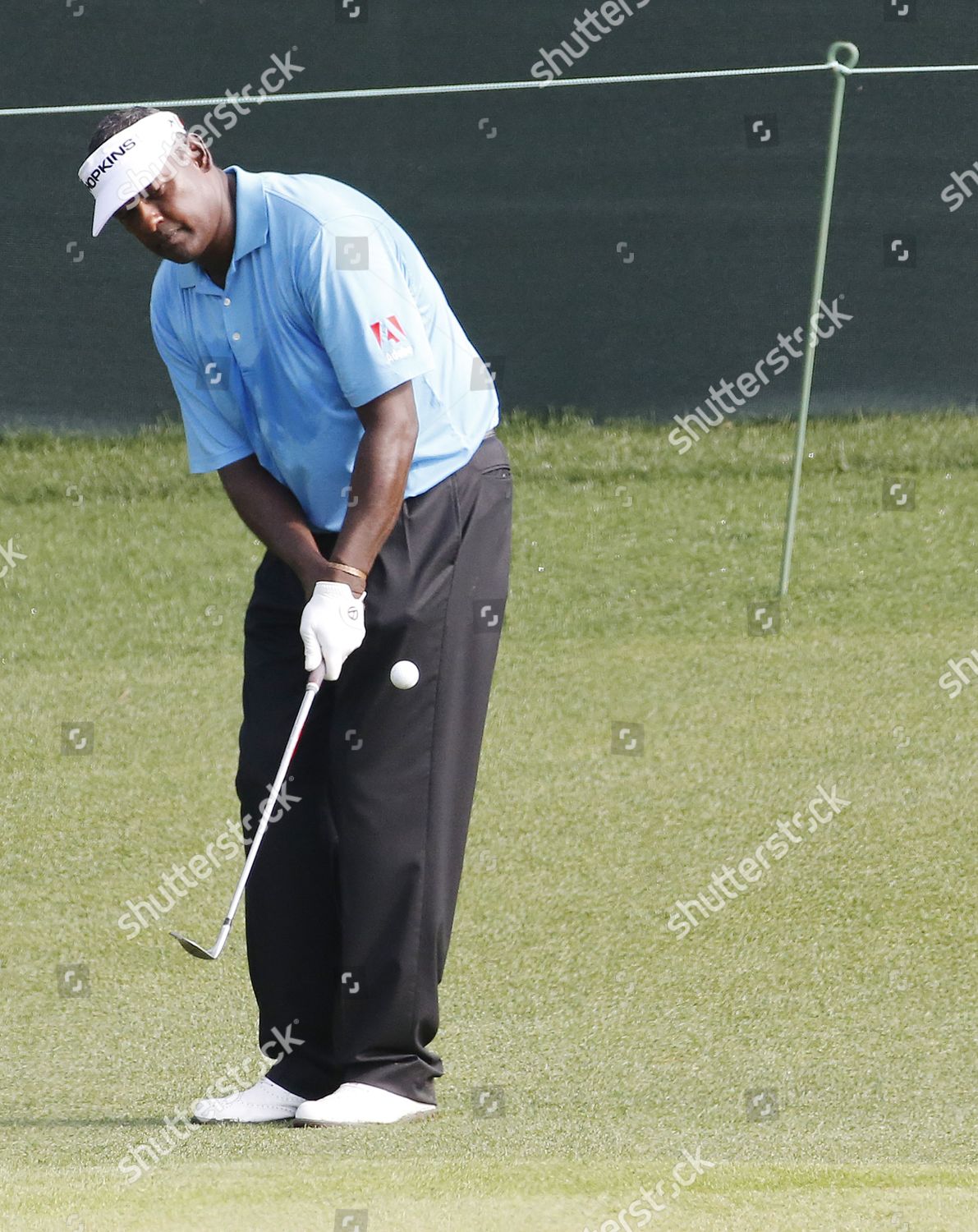 Vijay Singh Fiji Chips On Fifteenth Editorial Stock Photo - Stock Image ...