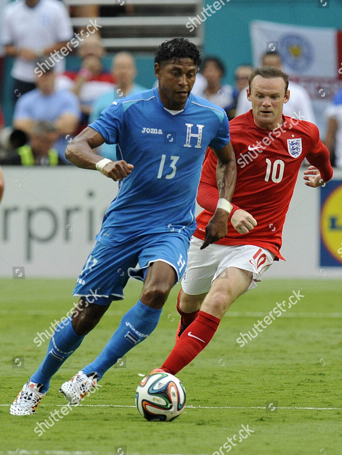 Honduras Forward Carlo Costly L Englands Editorial Stock Photo - Stock ...