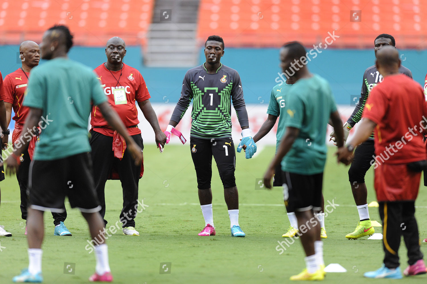 Ghanas Goalkeeper Stephen Adams C Joins Editorial Stock Photo - Stock ...