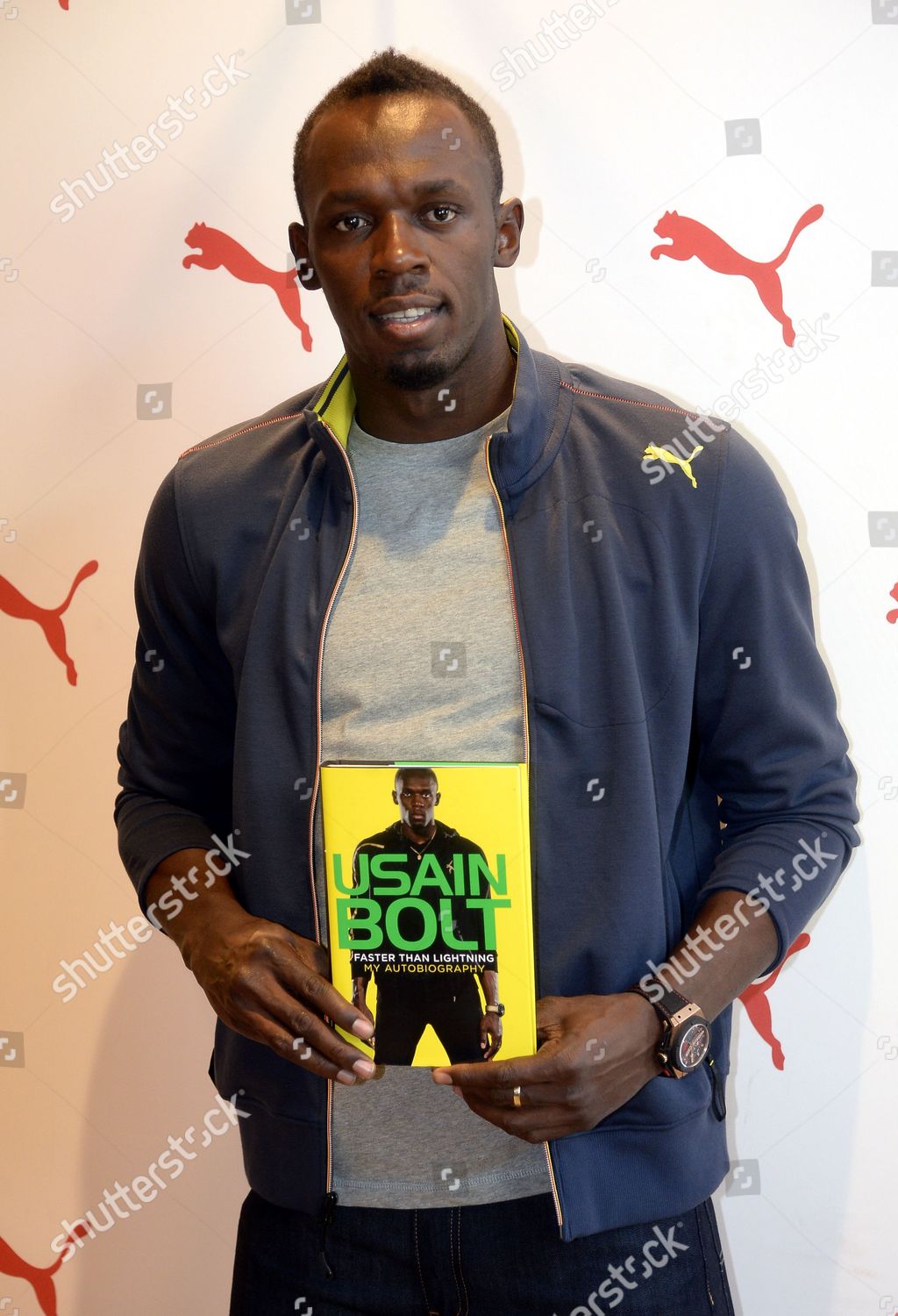 Jamaican Sprinter World Record Holder Usain Editorial Stock Photo ...