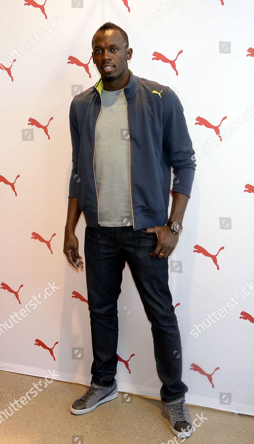 Jamaican Sprinter World Record Holder Usain Editorial Stock Photo ...
