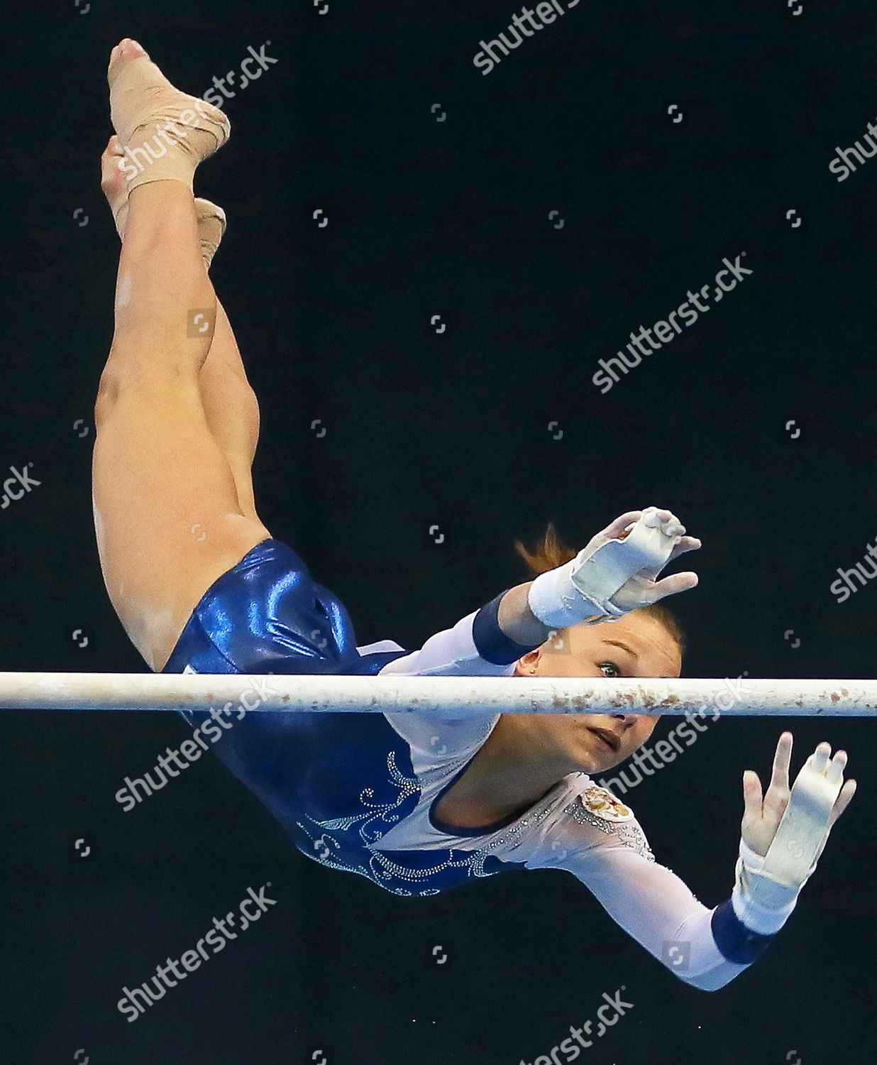 Maria Paseka Russia Competes On Uneven Editorial Stock Photo - Stock ...