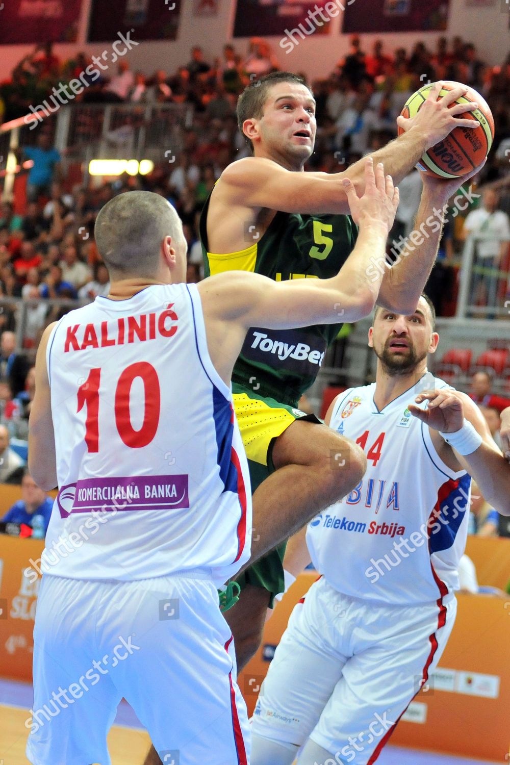Mantas Kalnietis C Lithuania Action Against Editorial Stock Photo ...