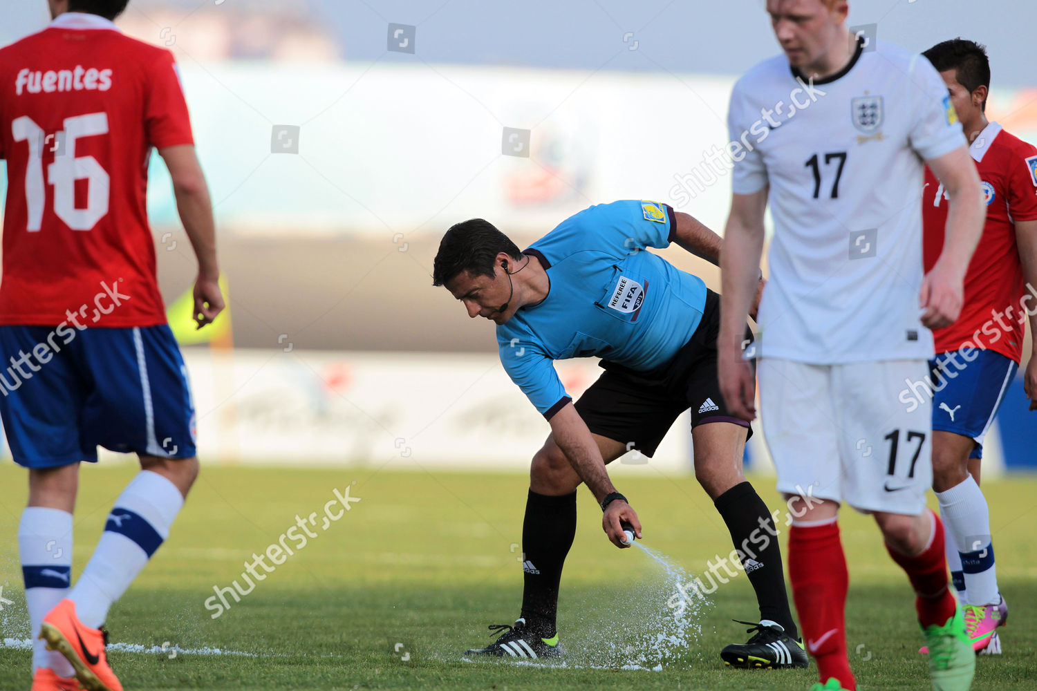 Iranian Referee Alireza Faghani C Sprays Editorial Stock Photo - Stock ...