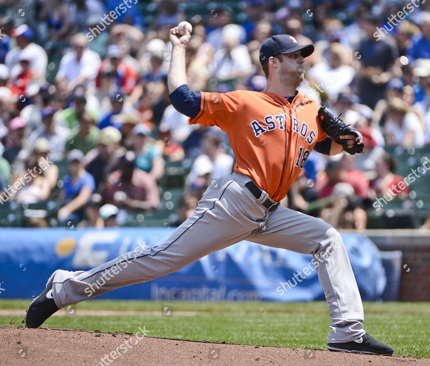 Houston Astros Starting Pitcher Jordan Lyles Editorial Stock Photo ...