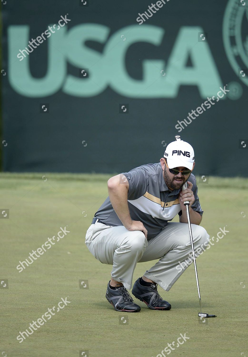 Edward Loar Us Lines His Putt Editorial Stock Photo - Stock Image ...