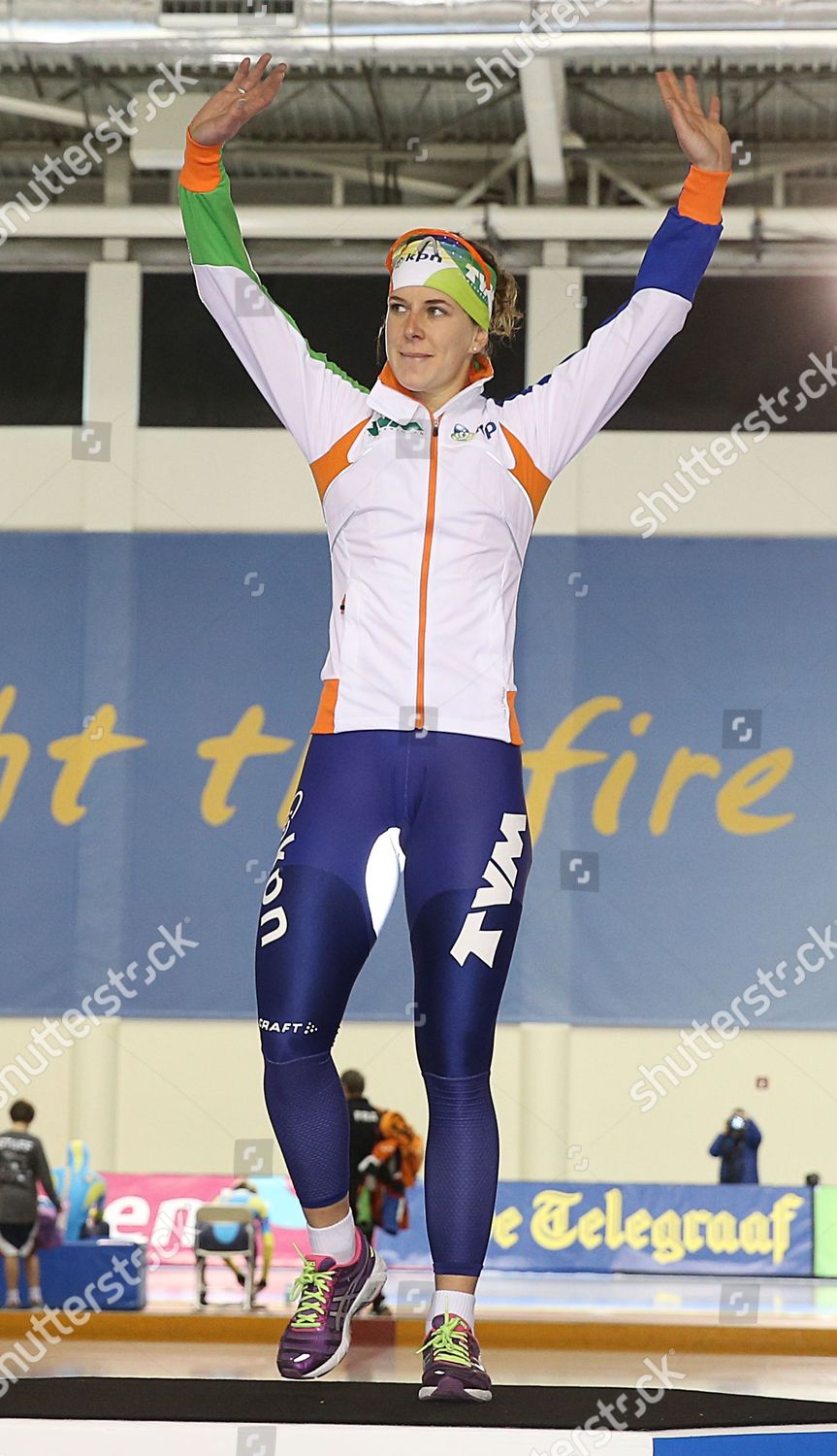 Netherlands Ireen Wuest Celebrates Her First Editorial Stock Photo ...