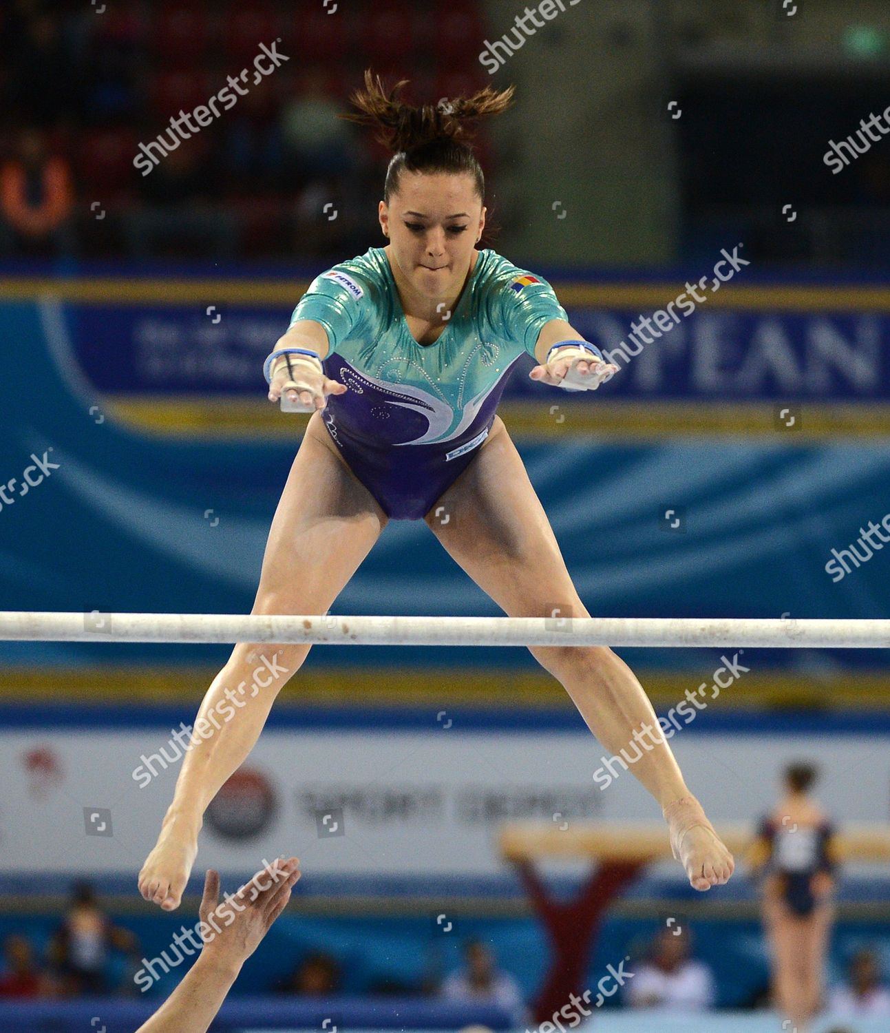 Romanian Andreea Iordache Action During Team Editorial Stock Photo ...