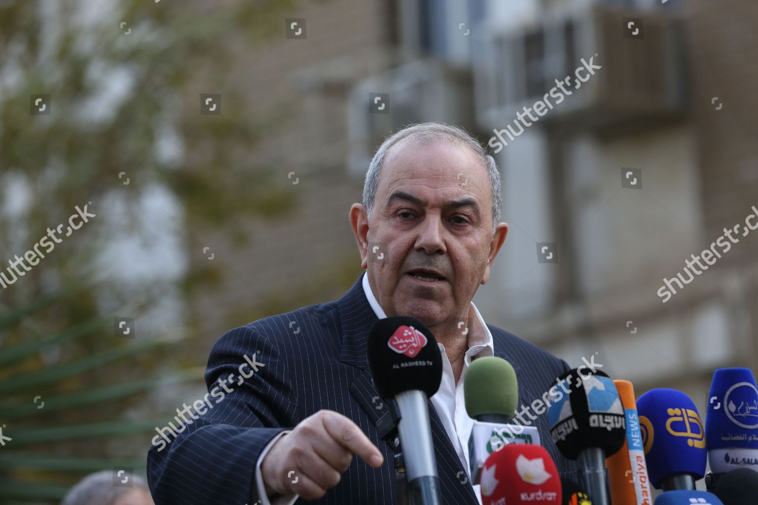 Iyad Allawi Former Iraqi Prime Minister Editorial Stock Photo - Stock ...