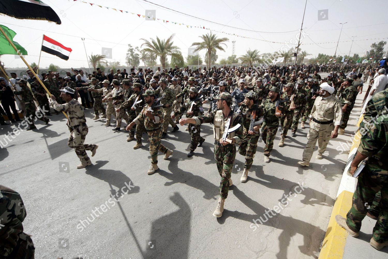 Members Newly Established Shiite Militia Peace Editorial Stock Photo ...