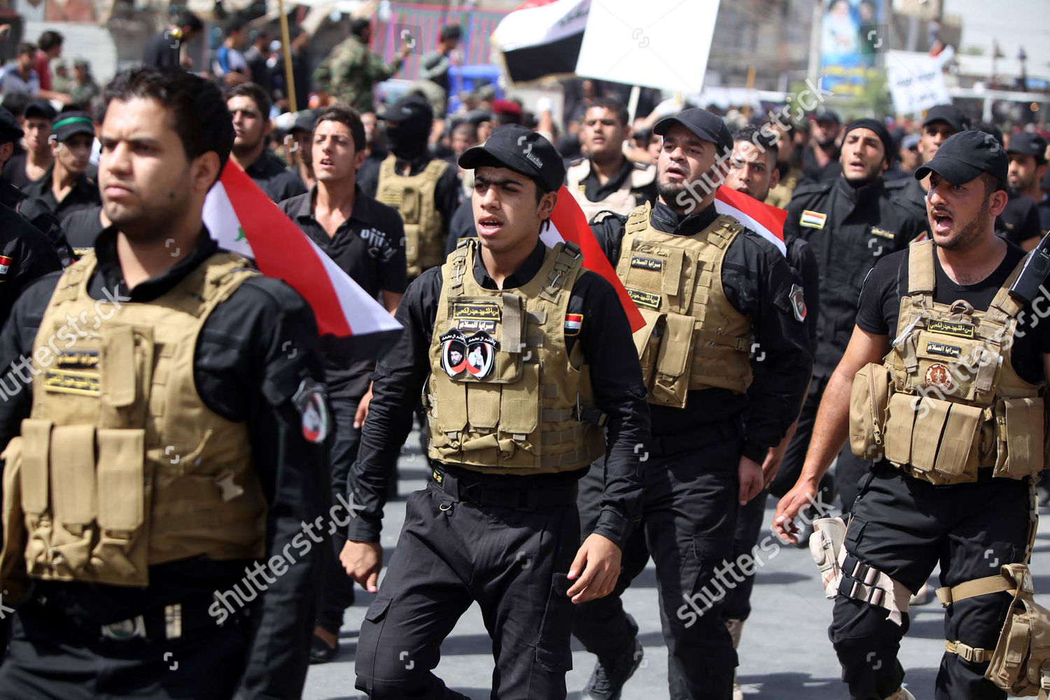 Members Newly Established Shiite Militia Peace Editorial Stock Photo ...