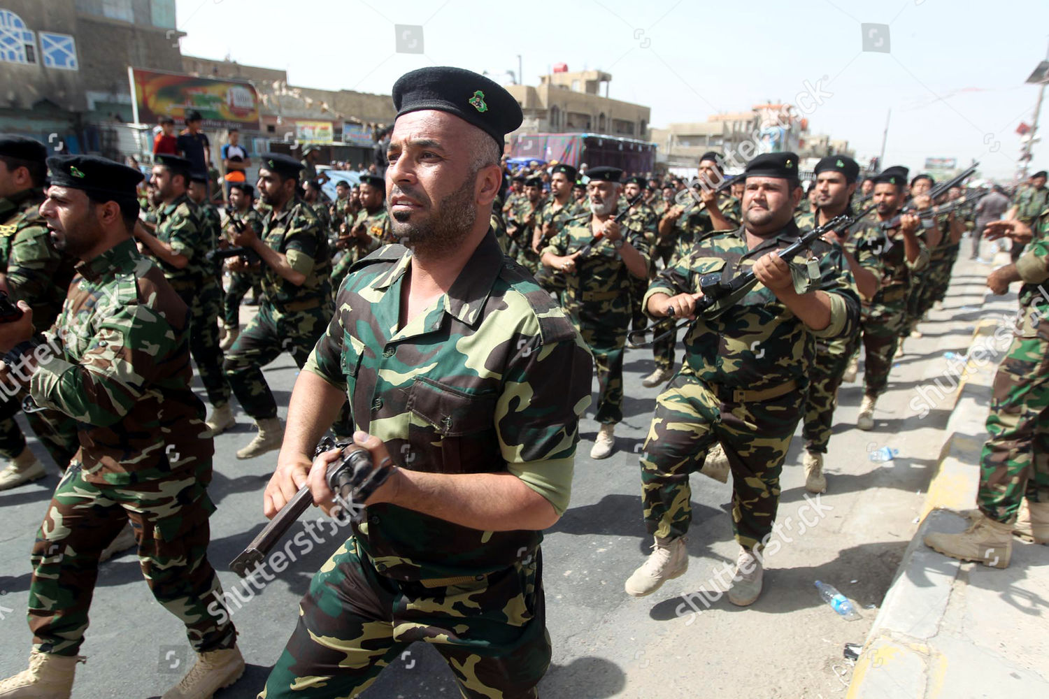 Members Newly Established Shiite Militia Peace Editorial Stock Photo ...