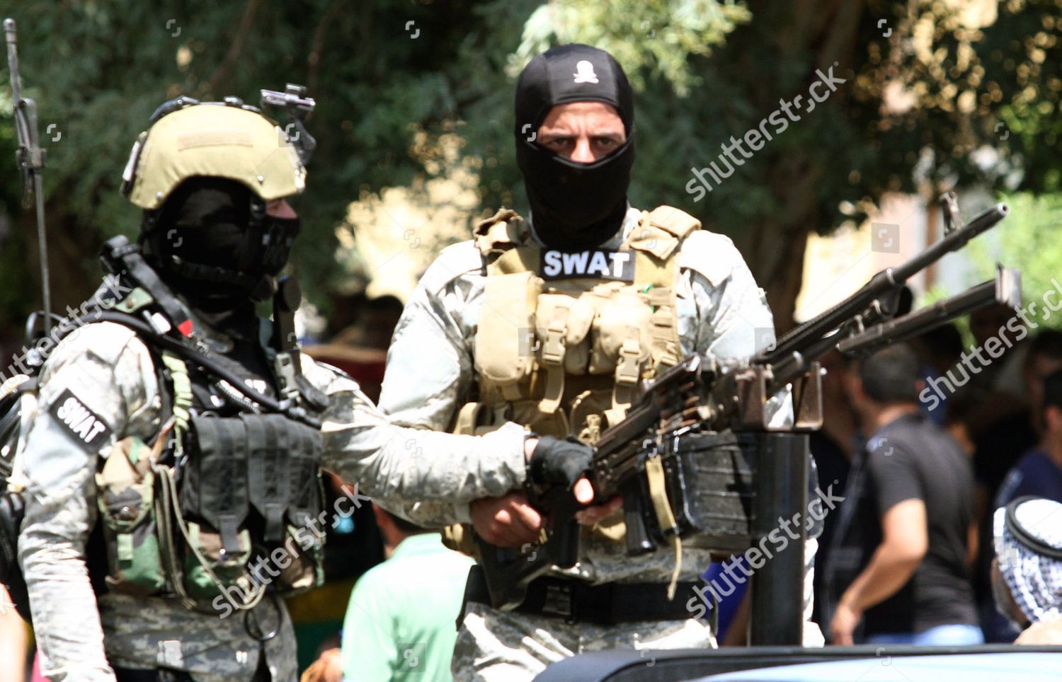 Members Iraqi Special Weapons Tactics Swat Editorial Stock Photo ...