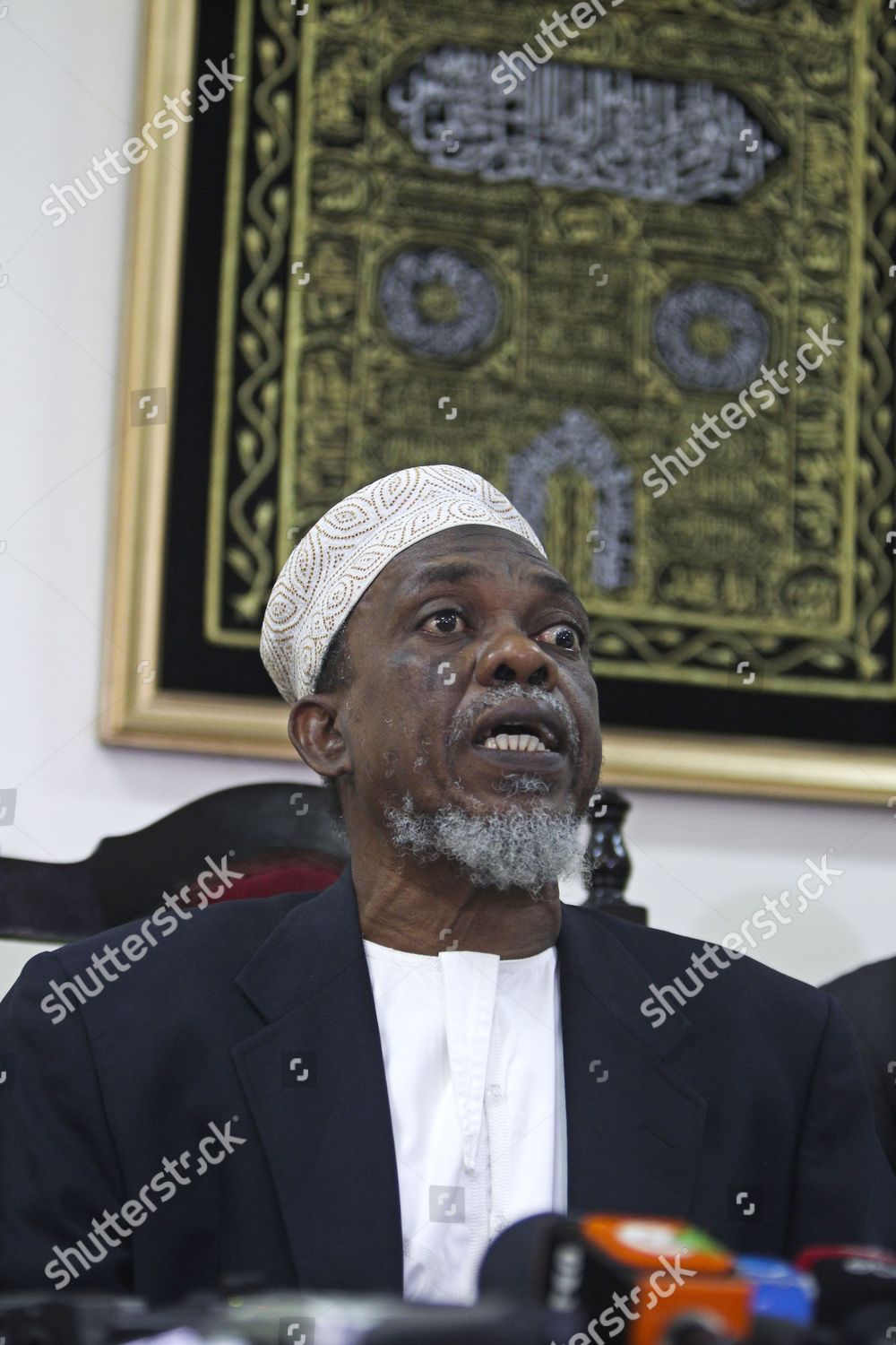 Kenyan Muslim Leader Council Imams Preachers Editorial Stock Photo ...