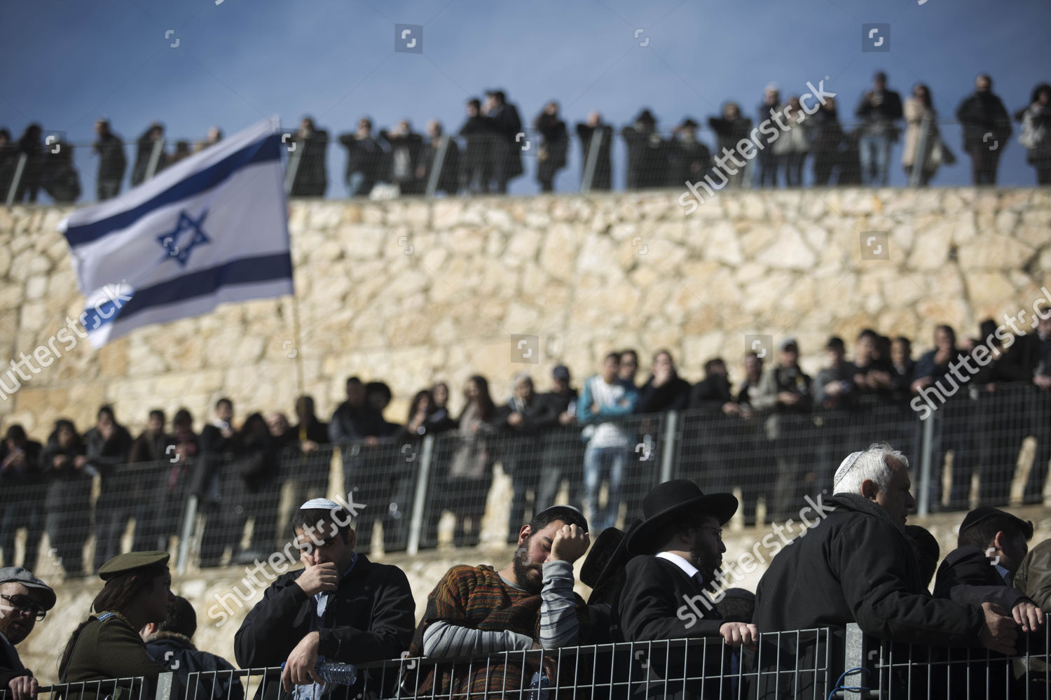 People Mourn During Funeral Four Jews Editorial Stock Photo - Stock ...