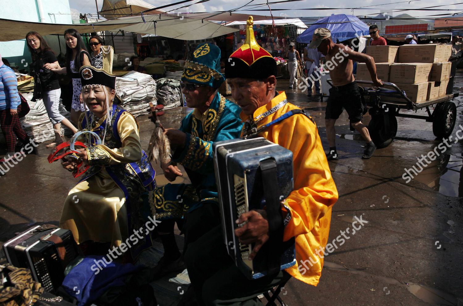 Mongolian Traditional Singing Group Performs Naran Editorial Stock ...