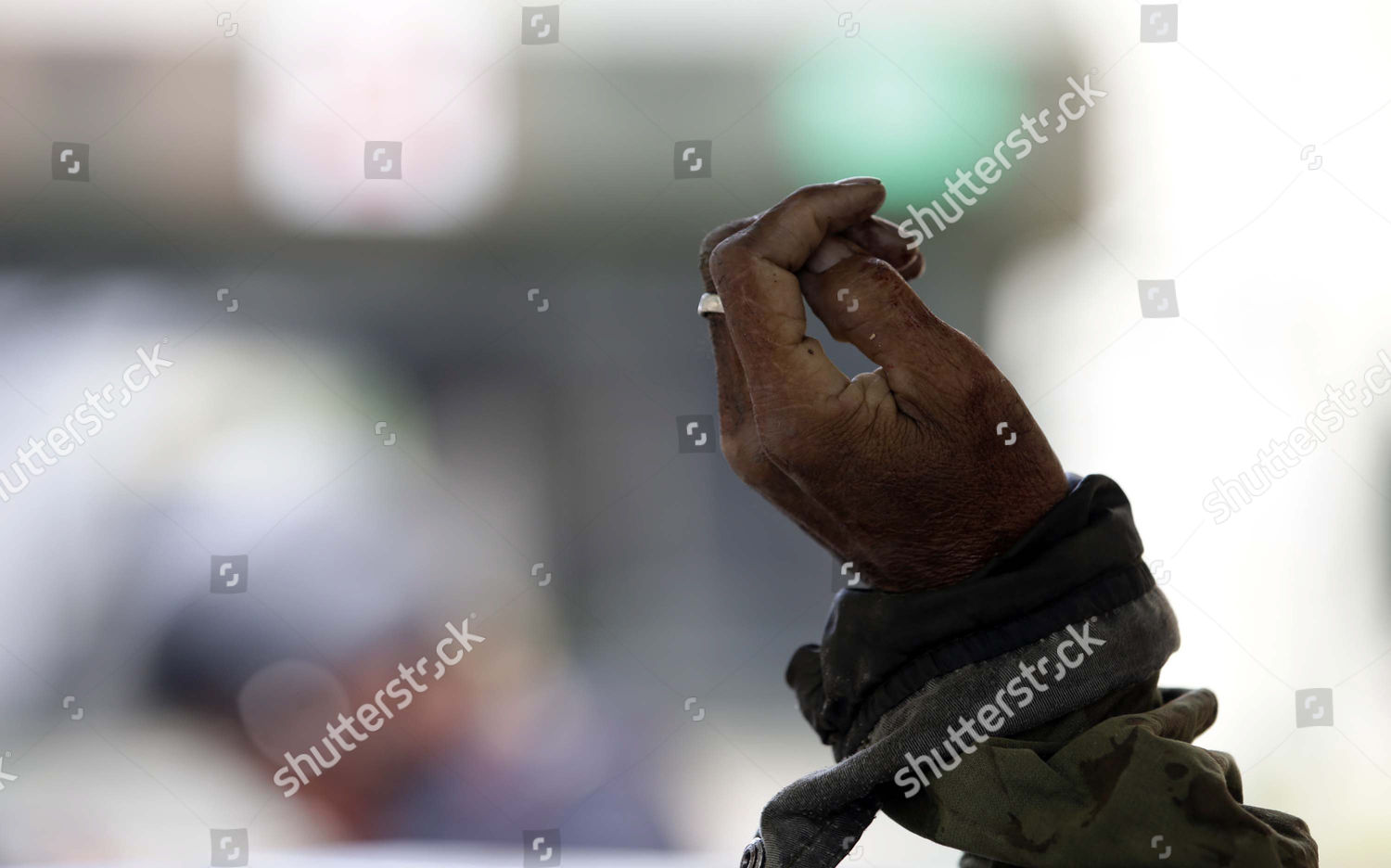 Hand Rebel Seen On Military Vehicle Editorial Stock Photo - Stock Image ...
