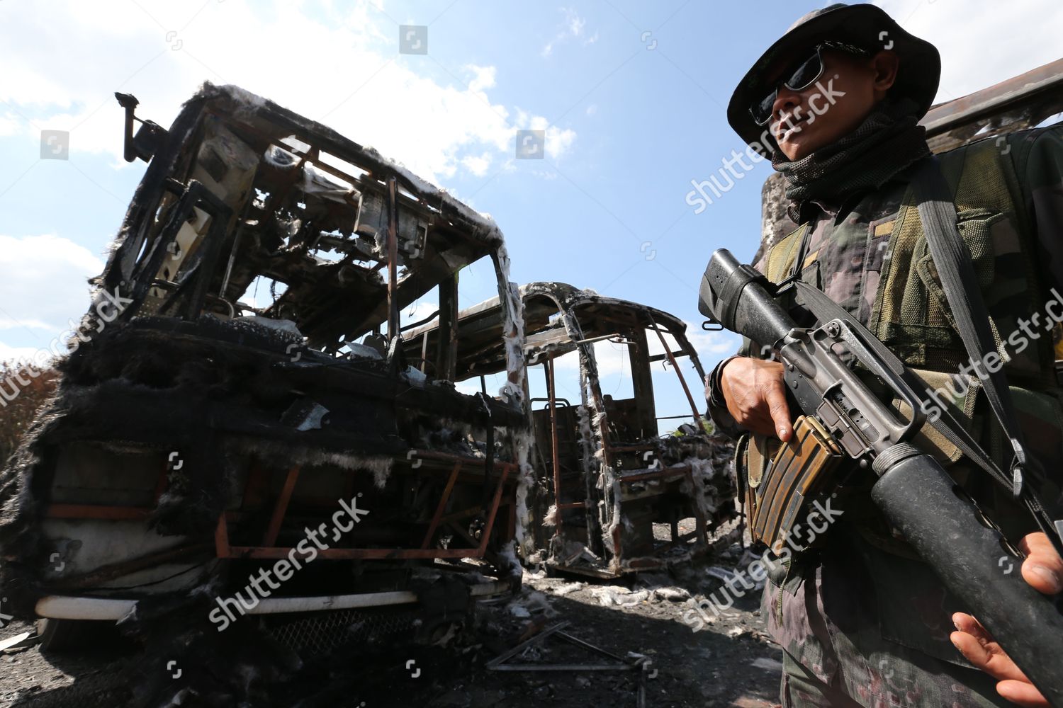 Filipino Policeman Regional Public Safety Battalion Editorial Stock ...
