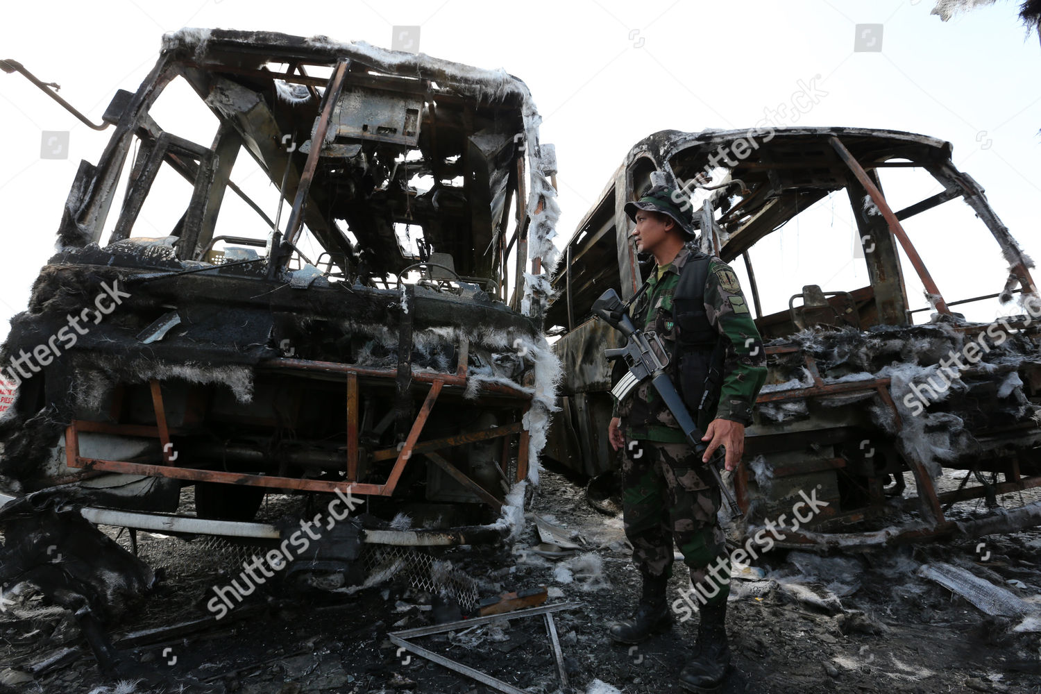 Filipino Policeman Regional Public Safety Battalion Editorial Stock ...
