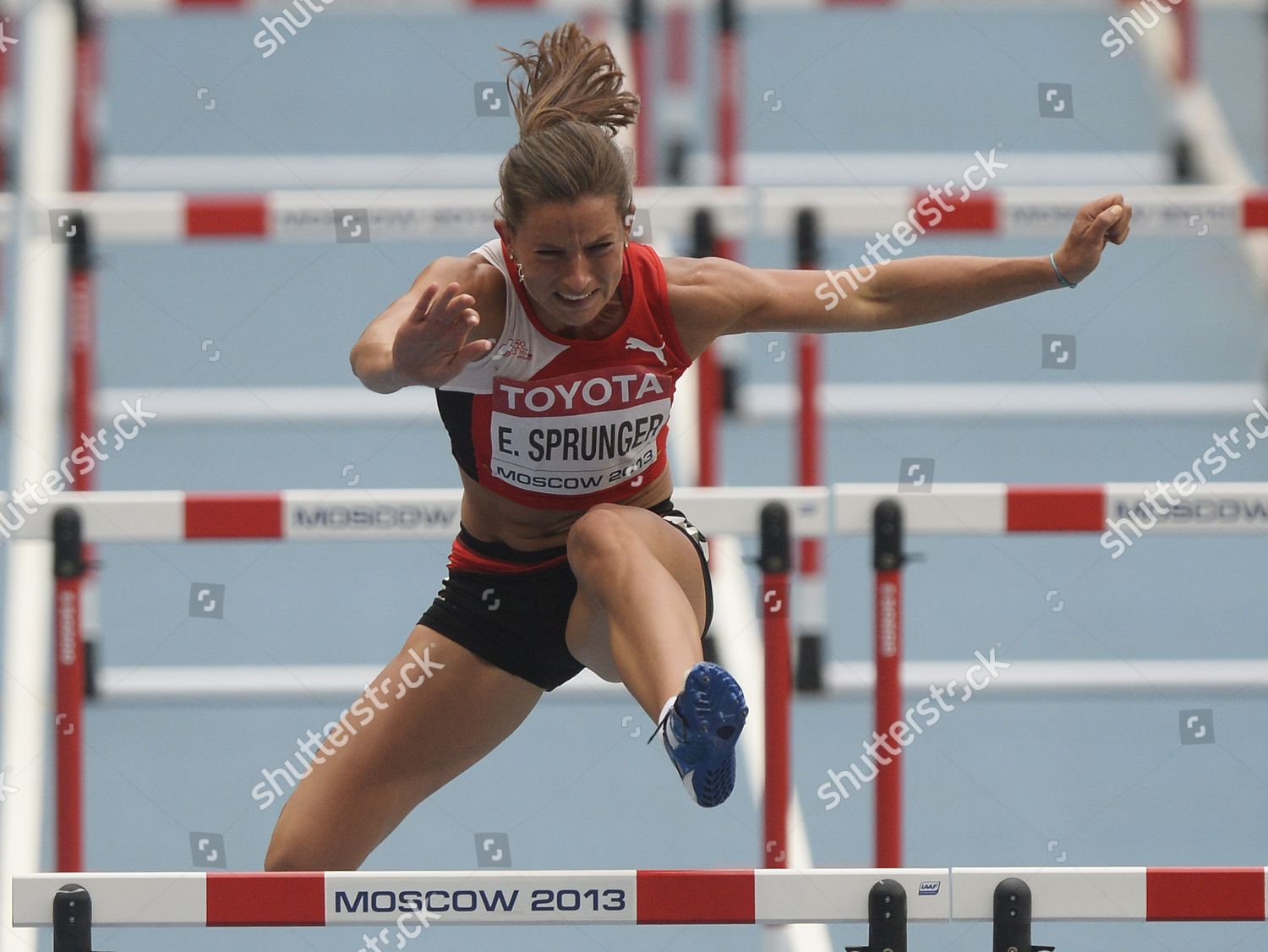 Ellen Sprunger Switzerland Competes 100m Hurdles Editorial Stock Photo ...