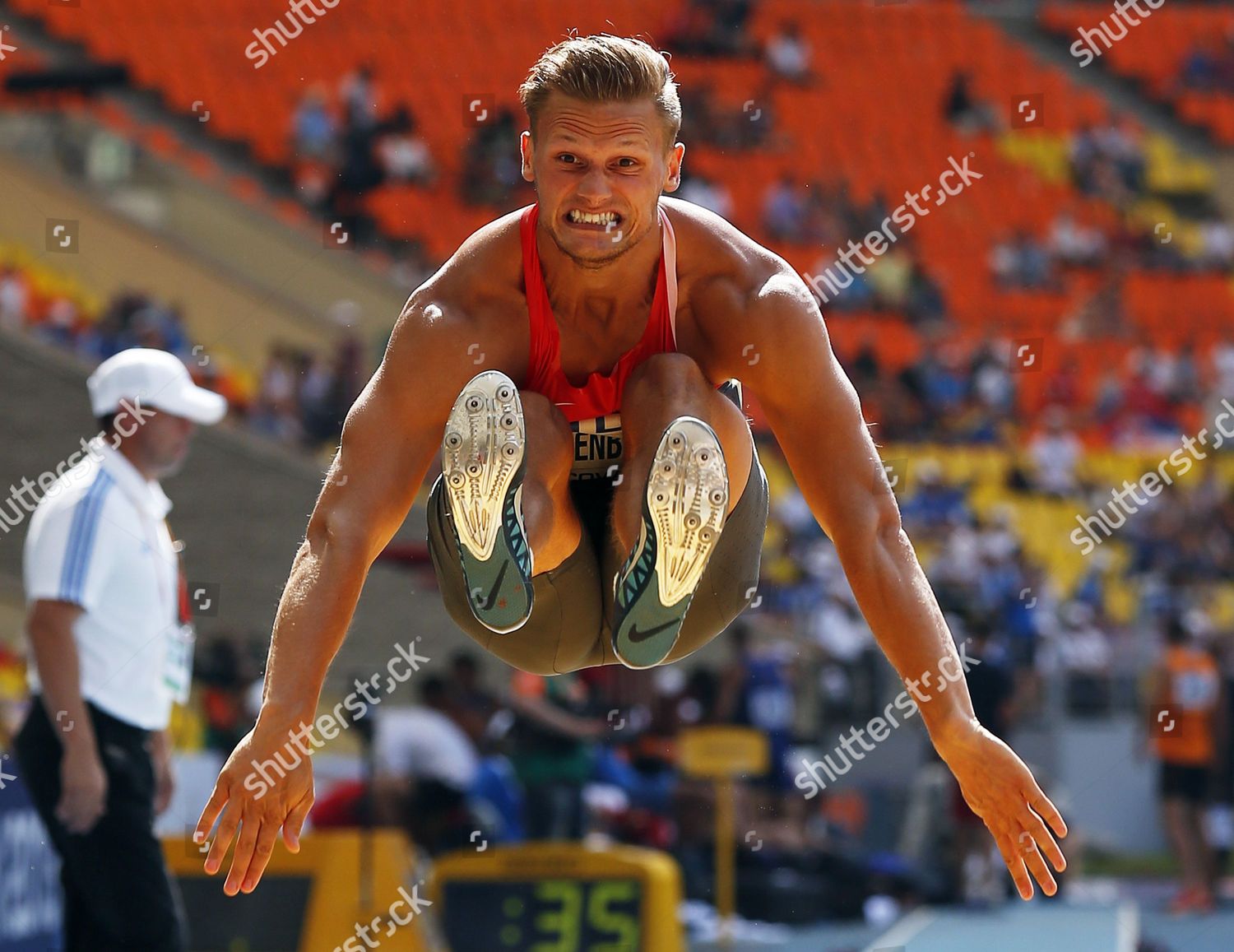 Pascal Behrenbruch Germany Competes Long Jump Editorial Stock Photo ...