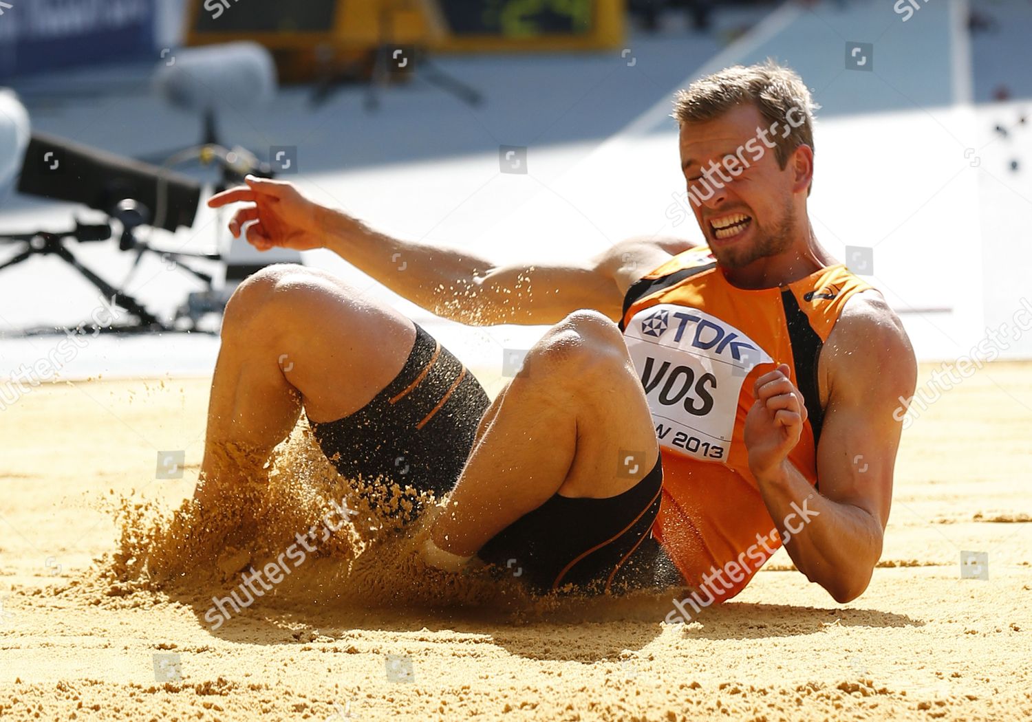Ingmar Vos Netherlands Competes Long Jump Editorial Stock Photo - Stock ...