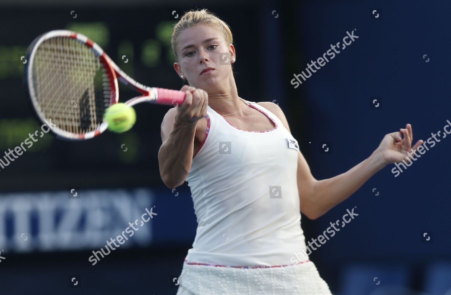 Camila Giorgi Italy Hits Return Suwei Editorial Stock Photo - Stock ...