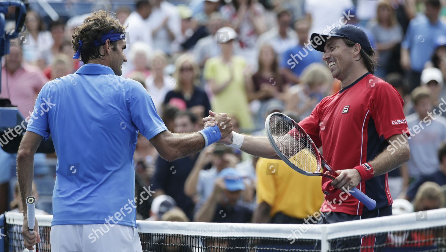 Roger Federer Switzerland L Shakes Hands Editorial Stock Photo - Stock ...