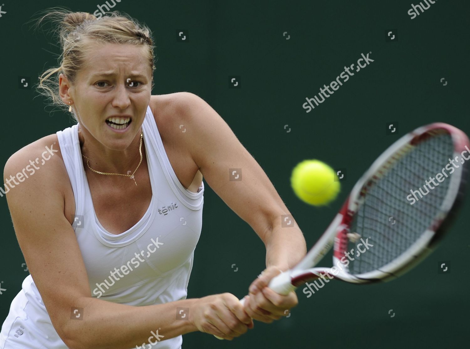 Olga Puchkova Russia Returns Samantha Stosur Editorial Stock Photo ...