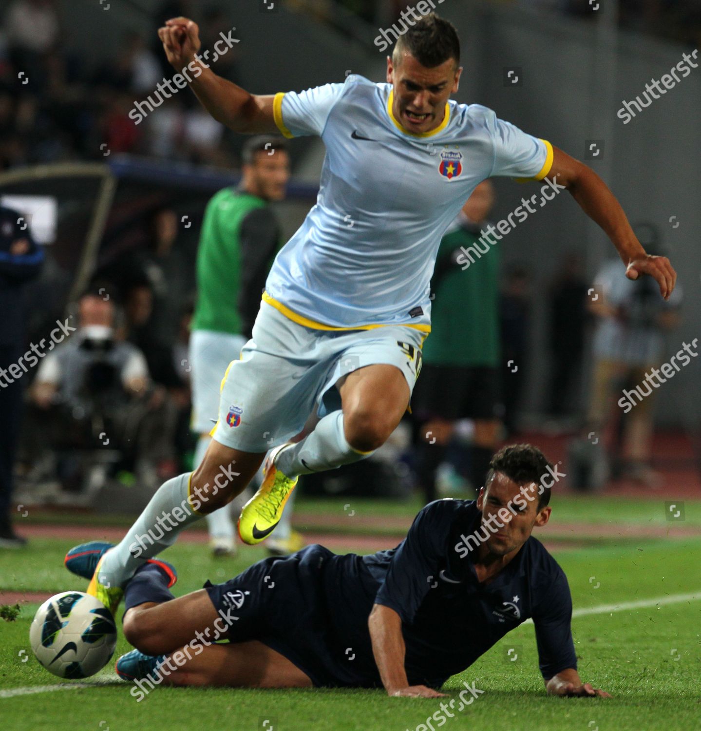 Stefan Nikolic Top Steaua Bucharest Action Editorial Stock Photo ...