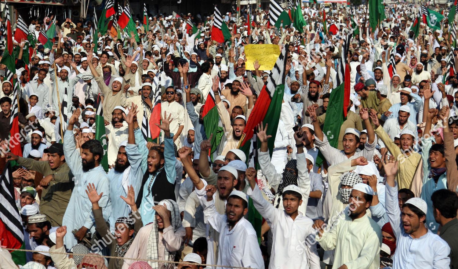 Supporters Sipaesahaba Pakistan Attend Rally Against Editorial Stock ...