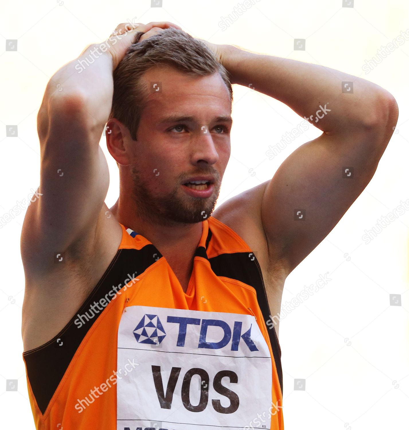 Ingmar Vos Netherlands Reacts After Dropping Editorial Stock Photo ...