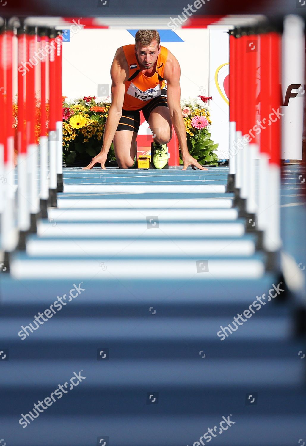 Ingmar Vos Netherlands Start 110m Hurdles Editorial Stock Photo - Stock ...