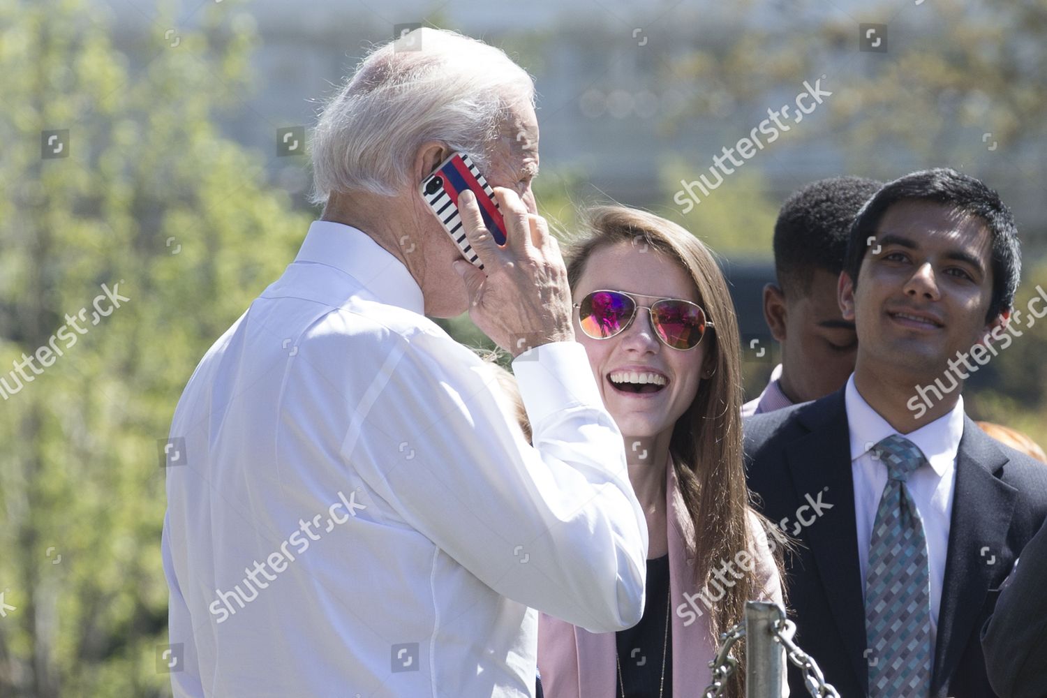 Elizabeth Welke C Iowa Laughs She Editorial Stock Photo - Stock Image ...