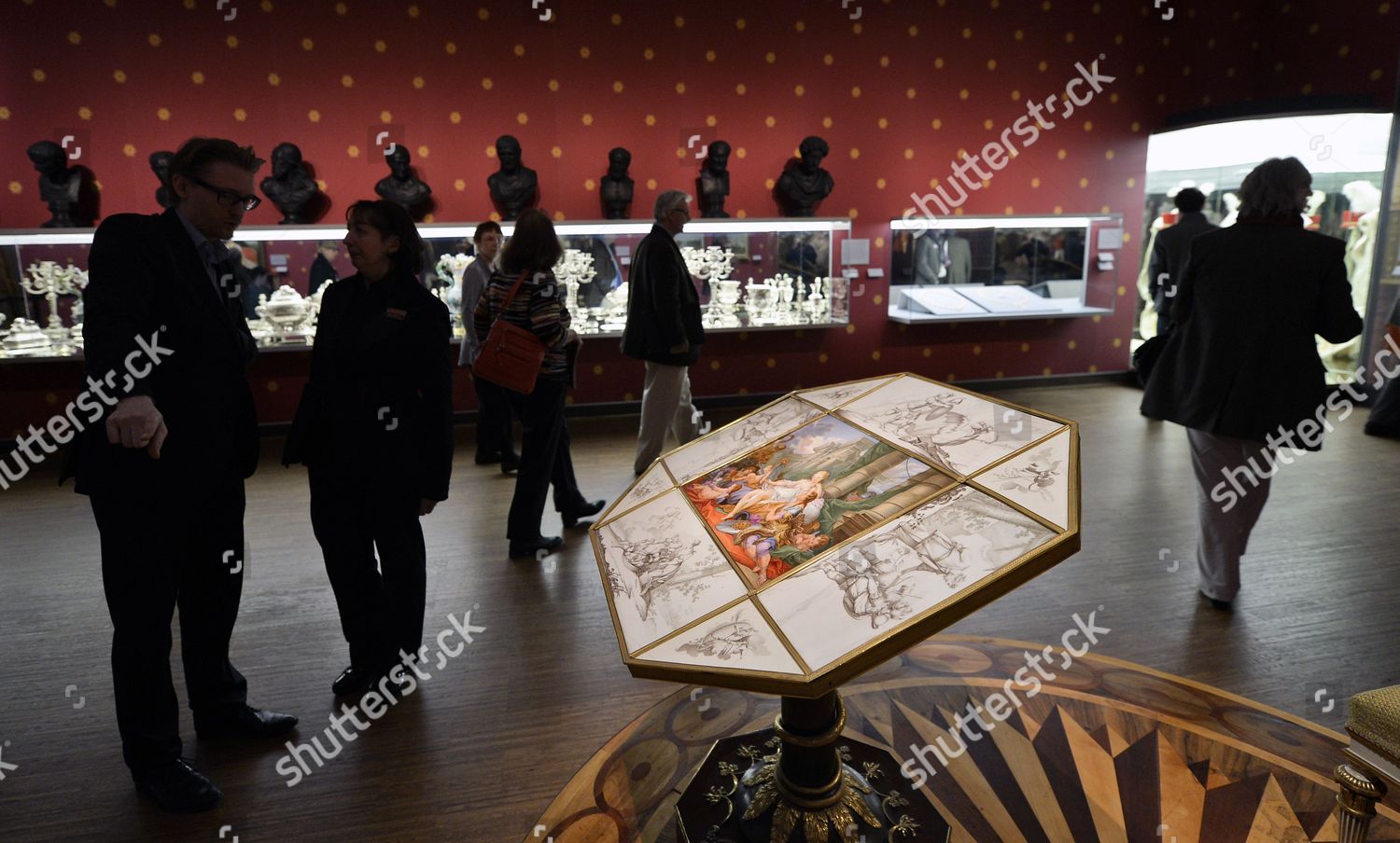 Visitors Walk Through Exhibition Origins Albertina Editorial Stock ...