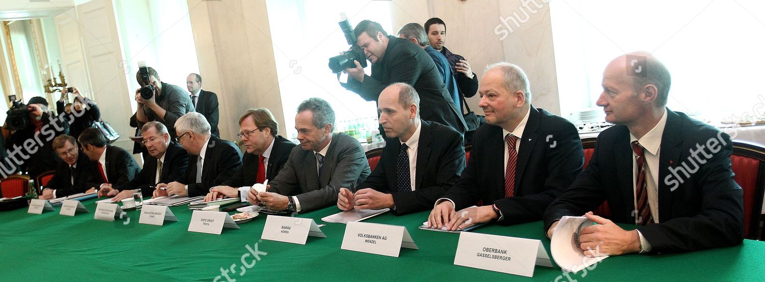 Right Left Franz Gasselsberger Oberbank Gerald Editorial Stock Photo ...