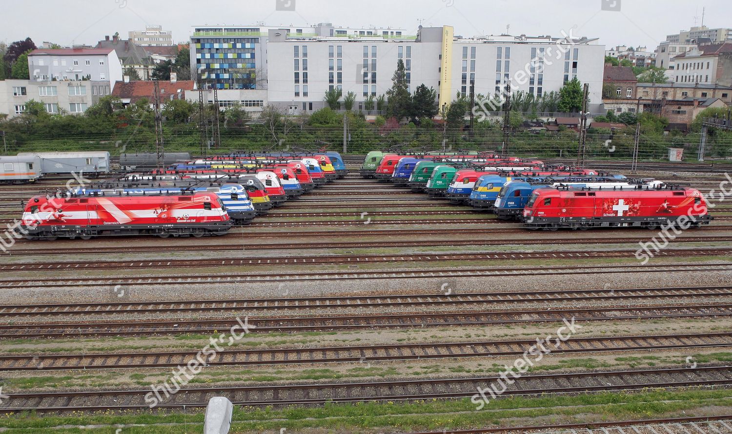 Locomotives Austrian Federal Railway Oebb Which Editorial Stock Photo ...