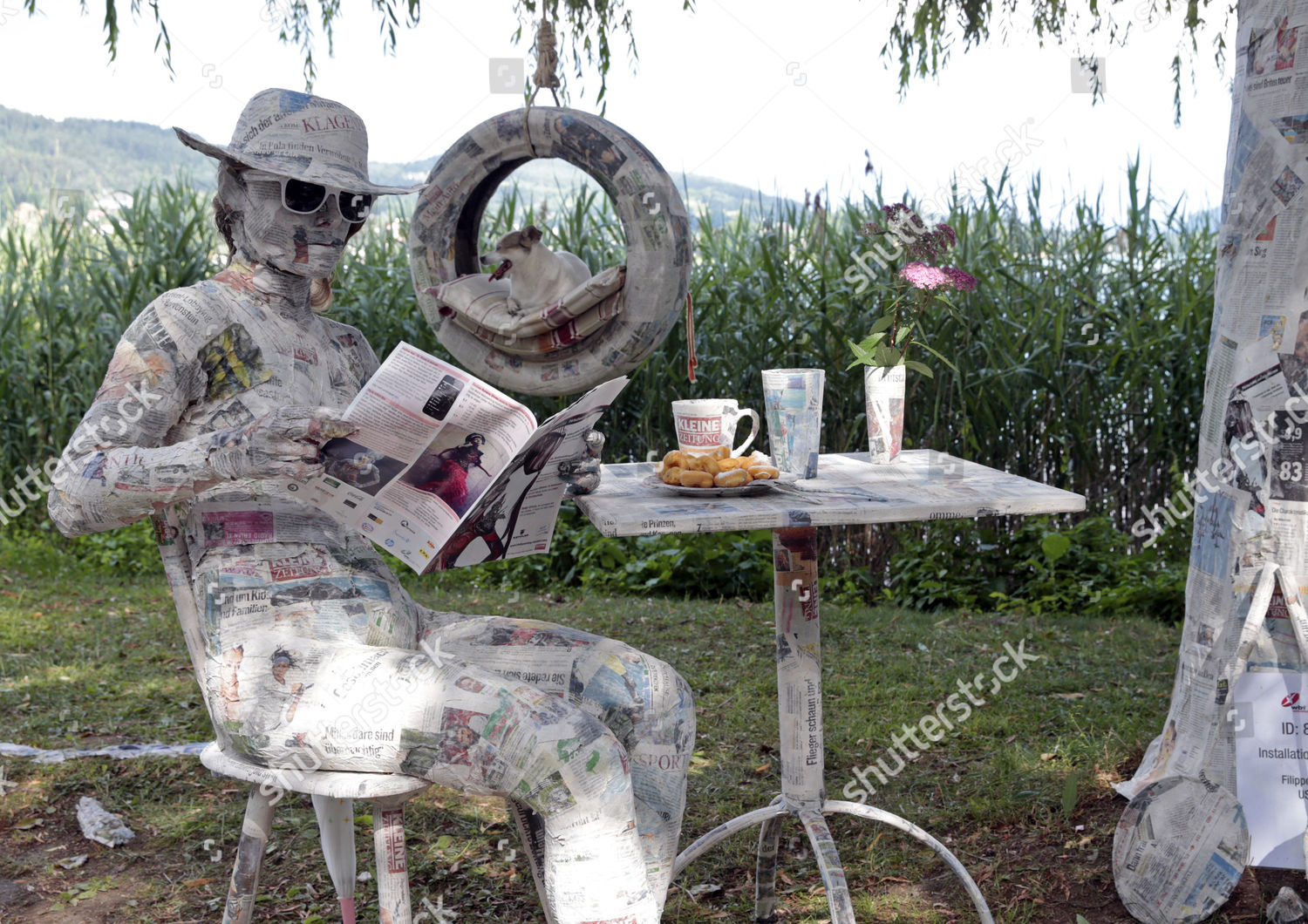 Model Poses Photographs During World Bodypainting Editorial Stock Photo ...