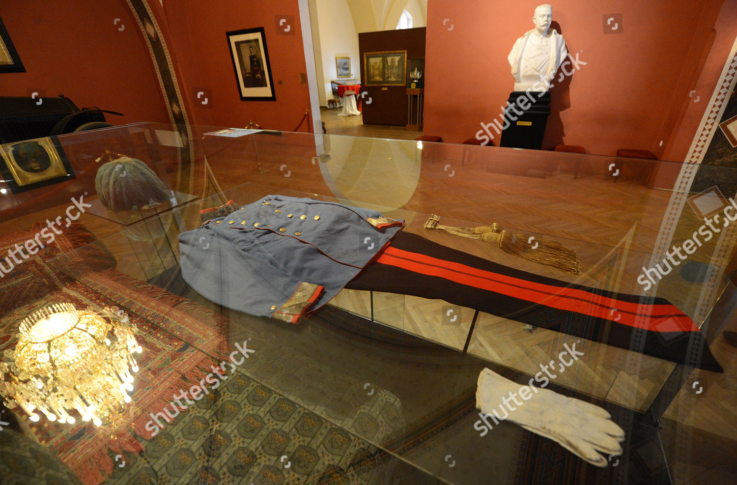 BLOODSTAINED UNIFORM ARCHDUKE FRANZ FERDINAND 1863-1914 Editorial Stock ...