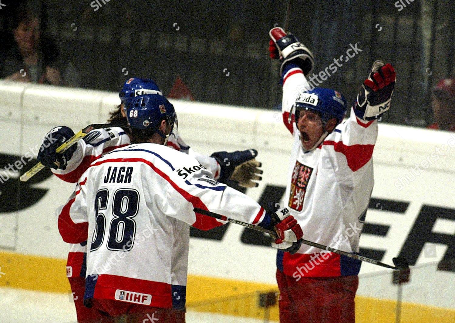 Czech Vaclav Prospal Celebrates After Scoring Editorial Stock Photo ...