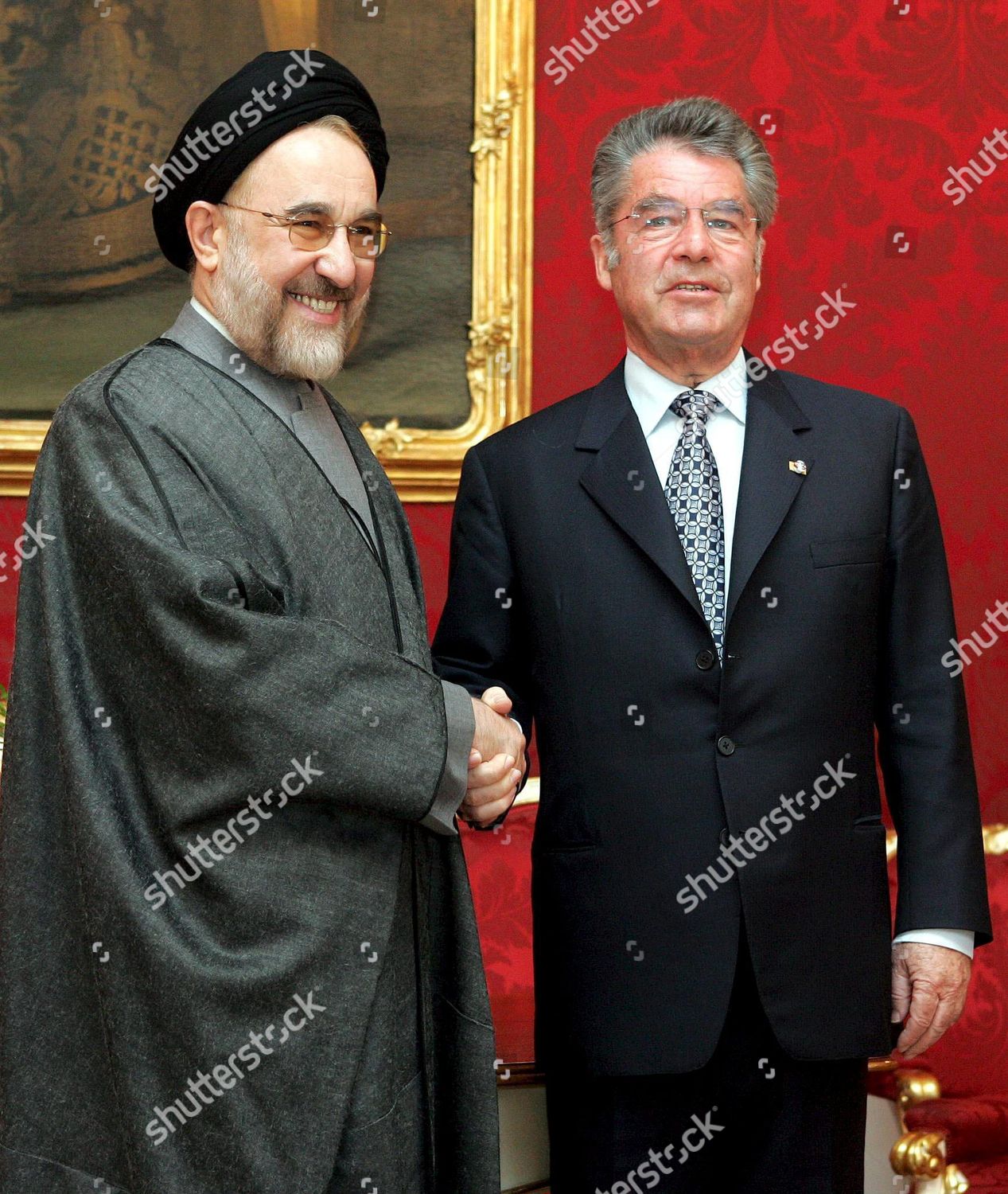Iranian President Seyed Mohammad Khatami L Editorial Stock Photo ...