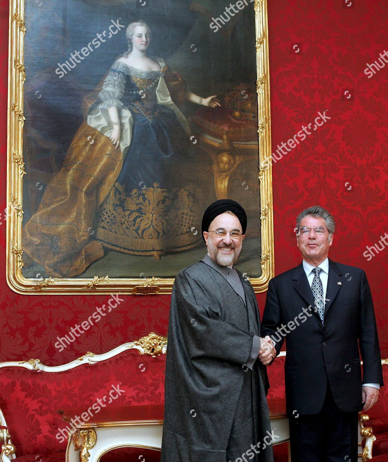 Iranian President Seyed Mohammad Khatami L Editorial Stock Photo ...