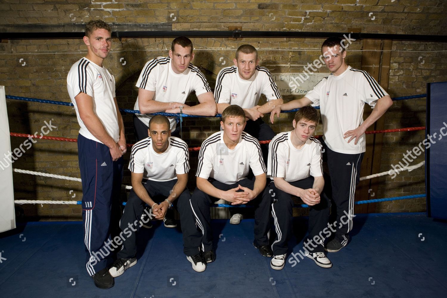 Gb Boxing Olympic Team Photographed Fitzroy Editorial Stock Photo ...