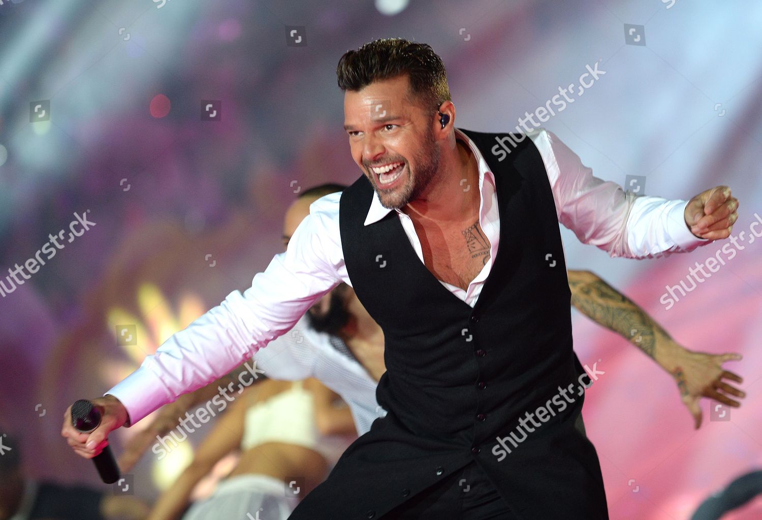 Puerto Rican Singer Ricky Martin Performs Editorial Stock Photo - Stock ...