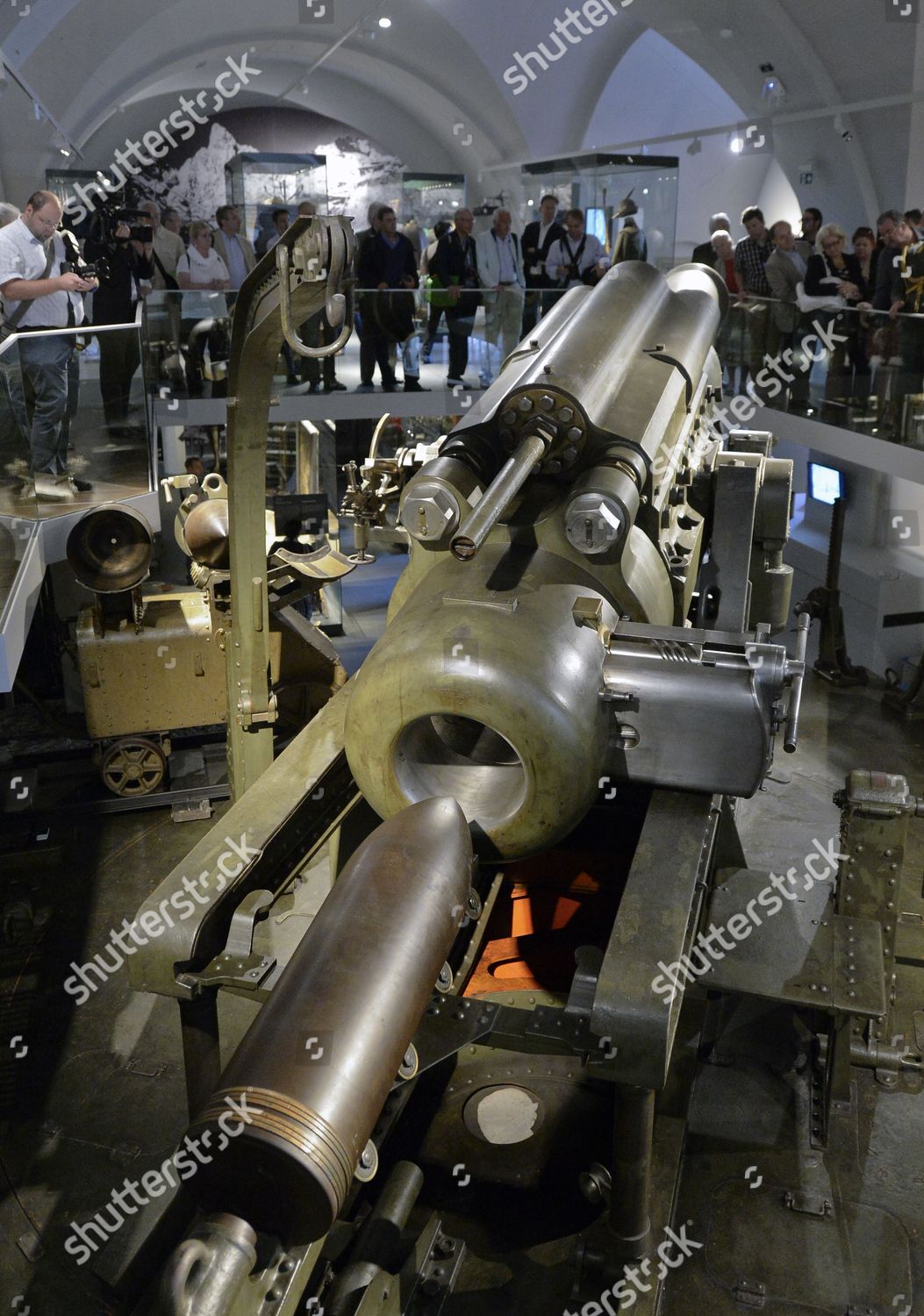 Visitors Look 38cm Siege Howitzer Mod Editorial Stock Photo - Stock ...