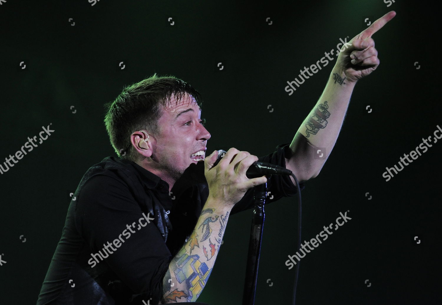 Singer Benjamin Kowalewicz Alias Billy Talent Editorial Stock Photo ...