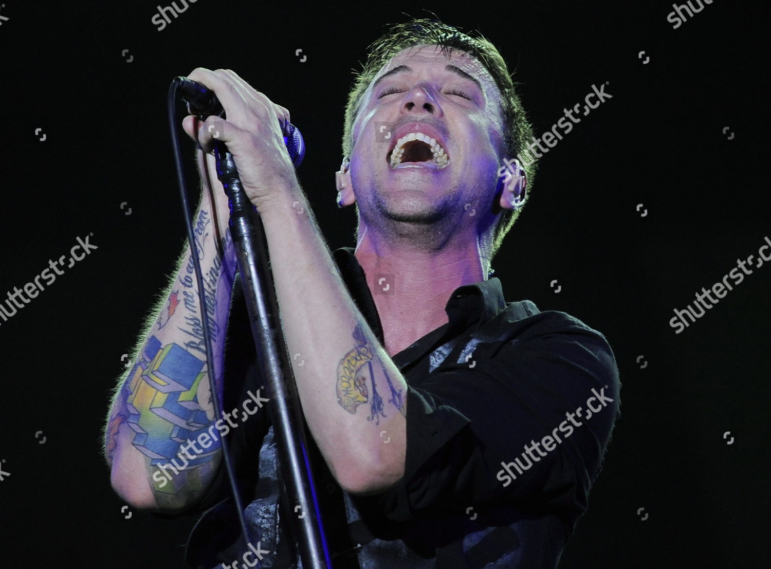 Singer Benjamin Kowalewicz Alias Billy Talent Editorial Stock Photo ...