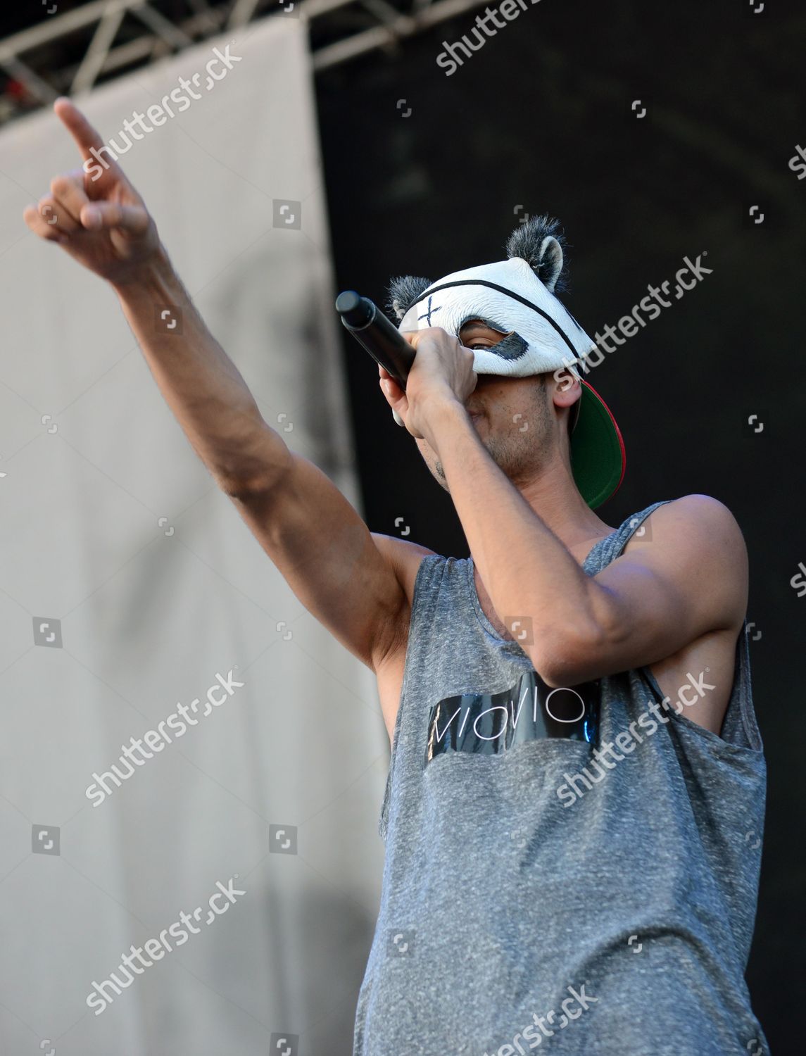 German Rapper Carlo Waibel Aka Cro Editorial Stock Photo - Stock Image ...