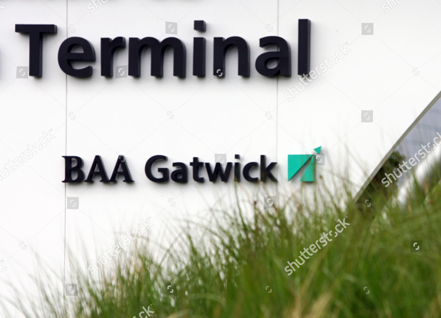 Gatwick Airport North Terminal Baa Sign Editorial Stock Photo - Stock ...