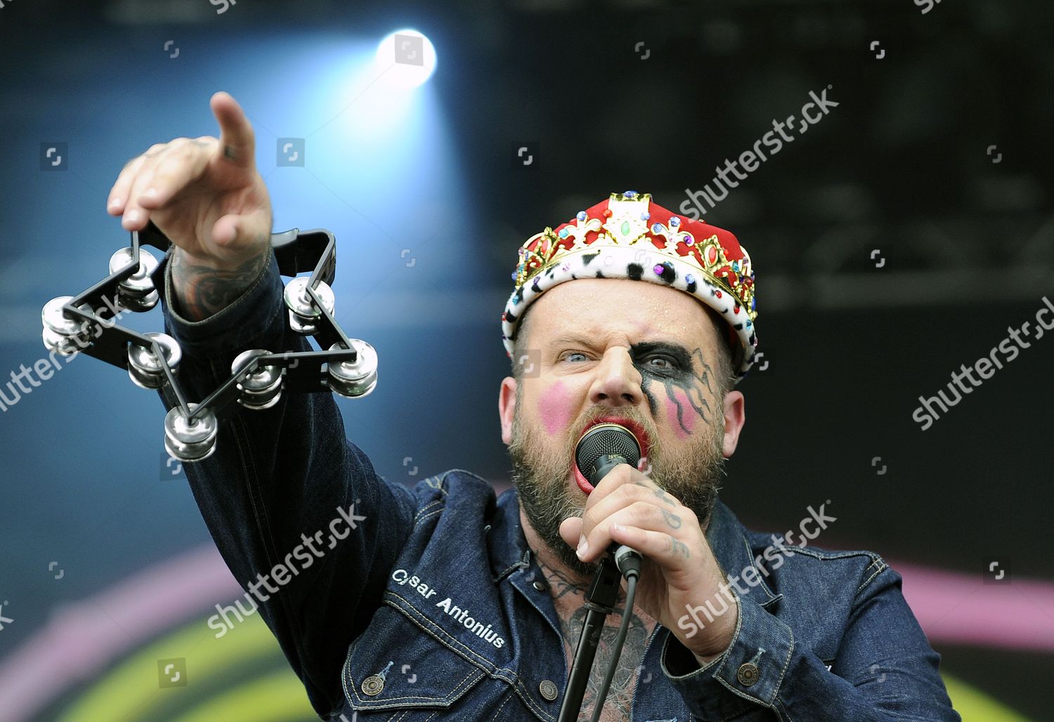 Norwegian Singer Tony Sylvester Band Turbonegro Editorial Stock Photo ...